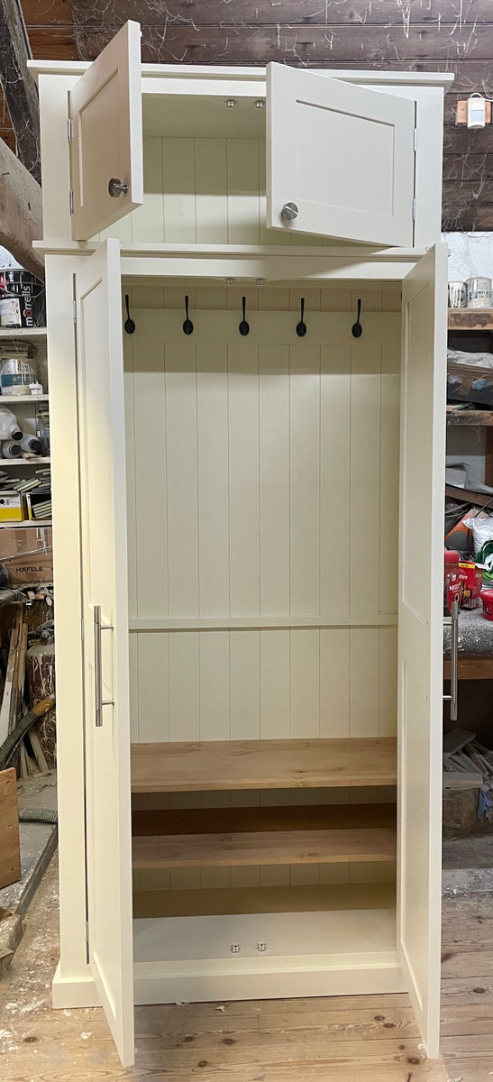 Hallway, Utility, Cloak Room Cupboard with Hooks and Shelves and Extra ...