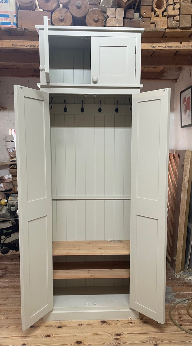 *Hallway, Utility, Cloak Room Cupboard with Hooks and Shelves and Extr ...