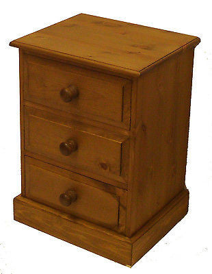 Solid pine bedside cabinets store