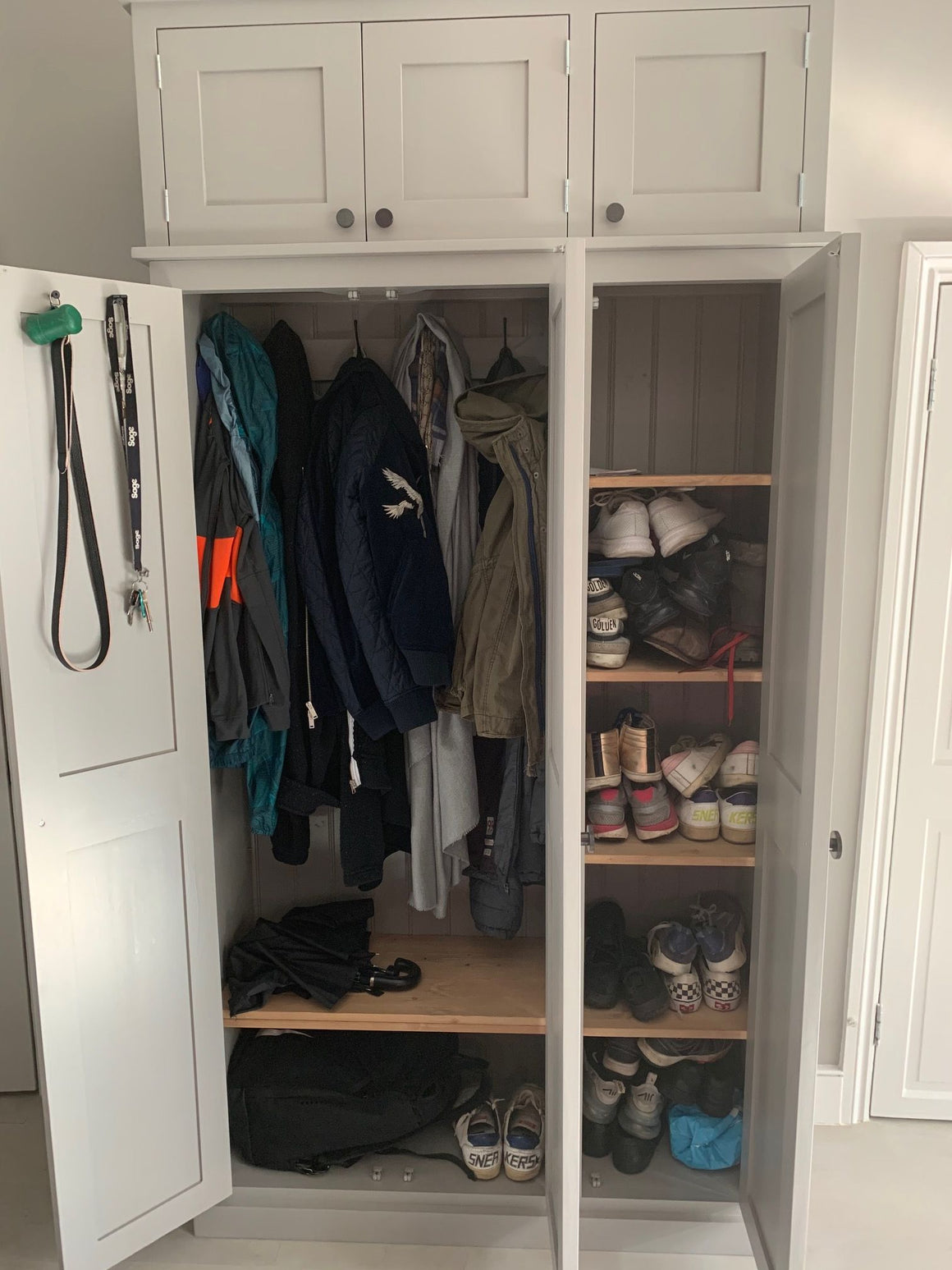 Tall Hall, Utility Room , Boot & Cloak Room Coat & Shoe Cupboard with ...