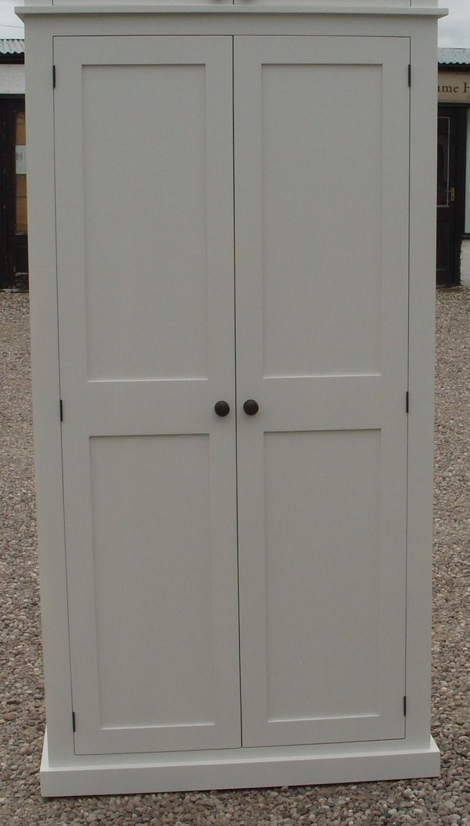 z**IN STOCK** 100 cm wide - Hallway Cloak Room Cupboard with Hooks and ...