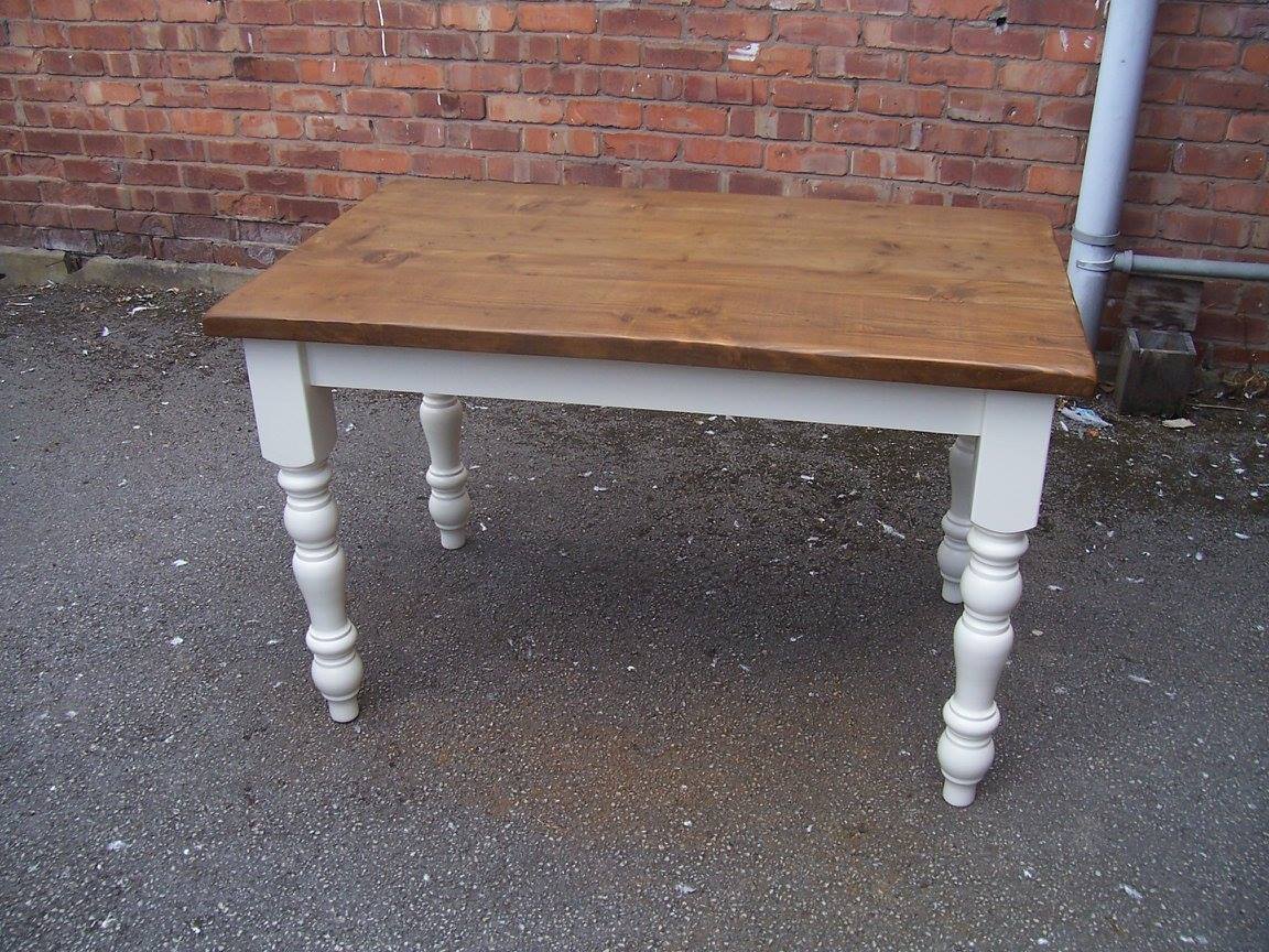 Kitchen Dining Table Size 5 x 3 Cheshire Pine and Oak