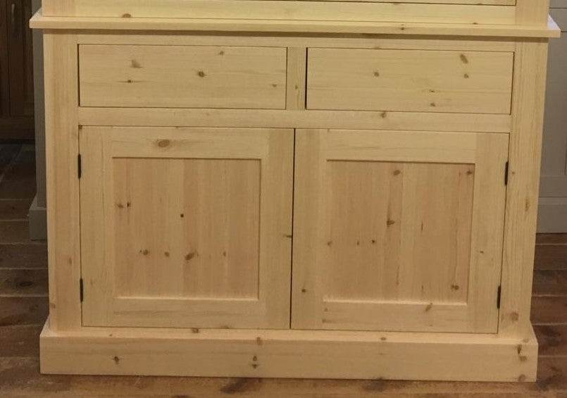2 Door 2 Drawer Sideboard Shallow depth 13 deep Cheshire Pine and Oak